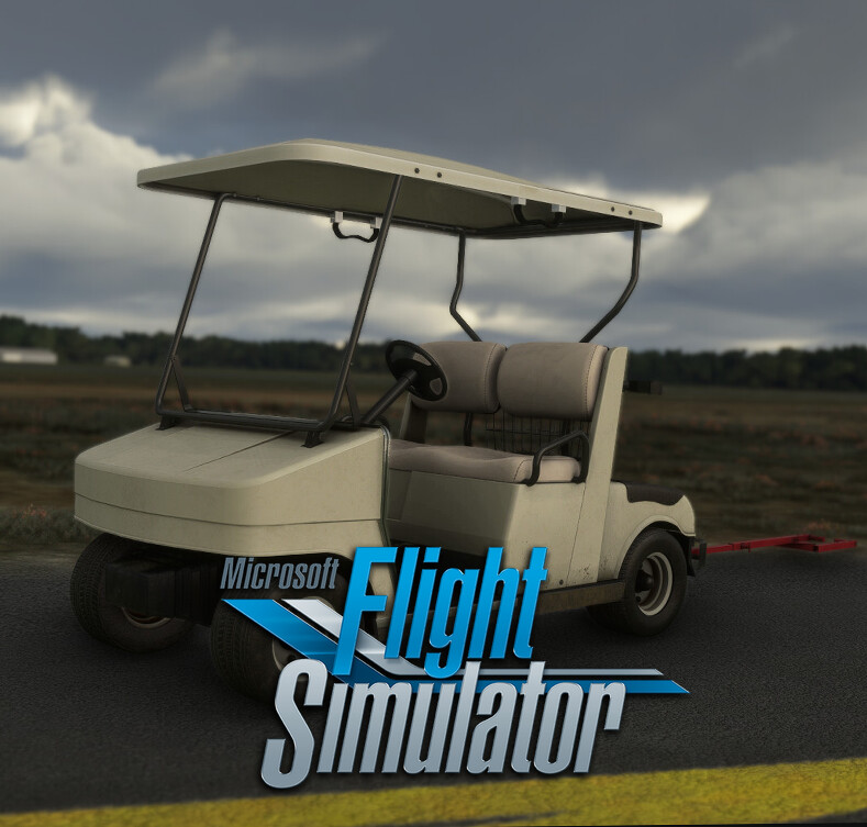 ArtStation - Golf Cart - Flight Simulator