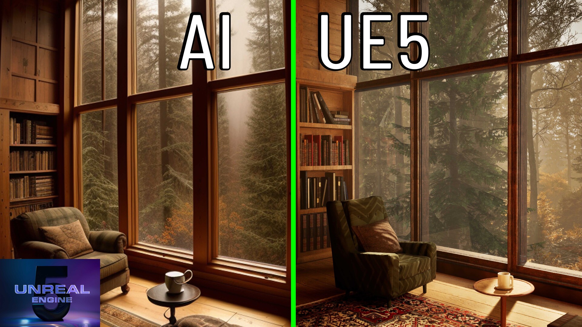 ArtStation - |From AI Image to Unreal Engine 5 Scene| #5 | Cozy ...