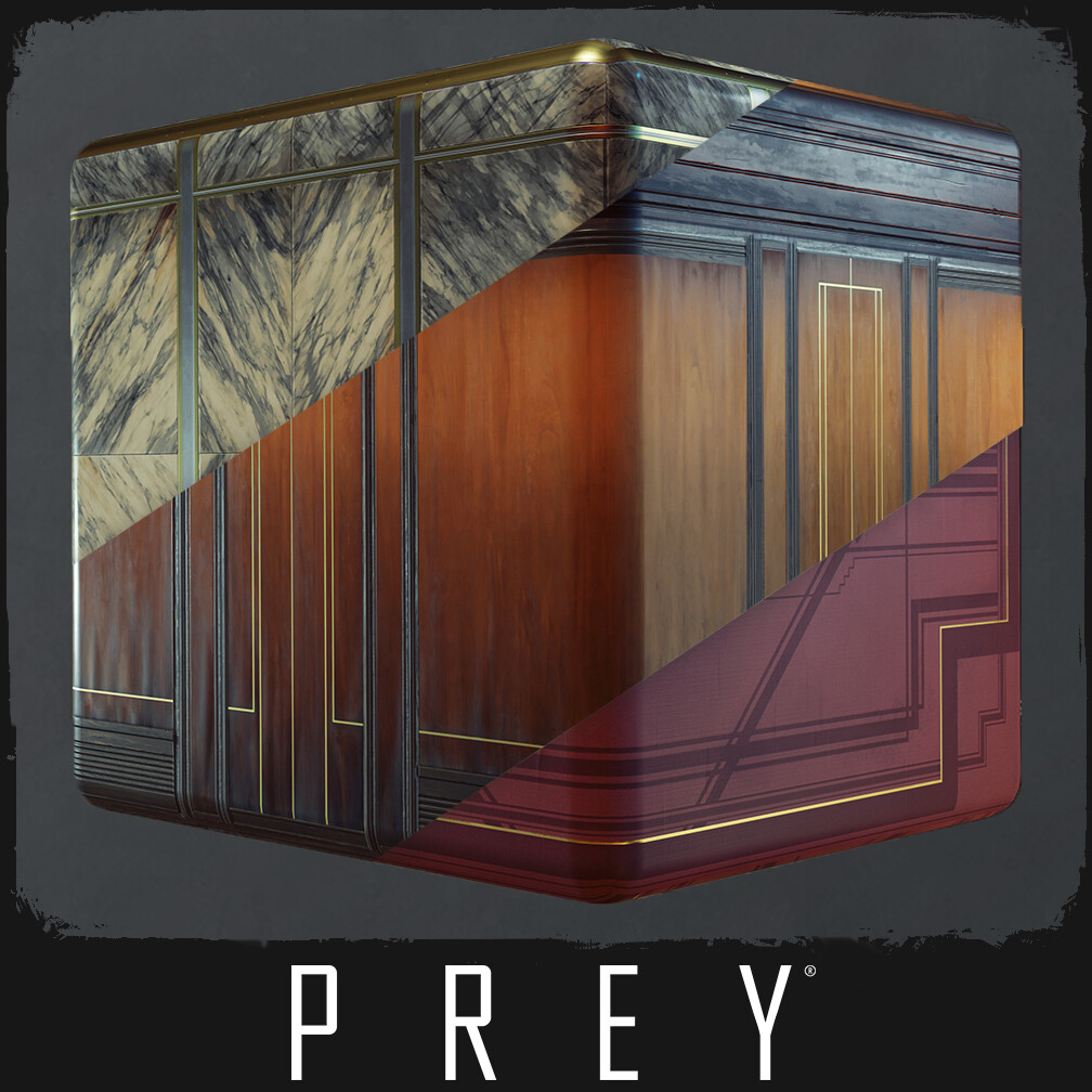 ArtStation - PREY NeoDeco Materials and Texture Work