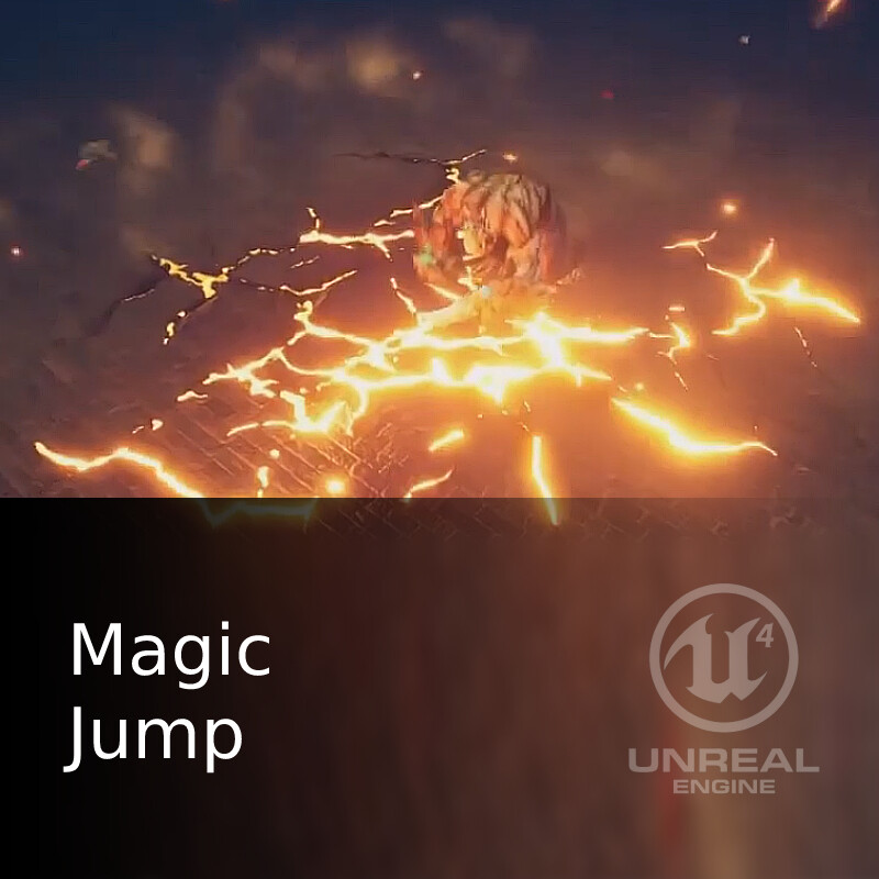 ArtStation - Magic Jump effect