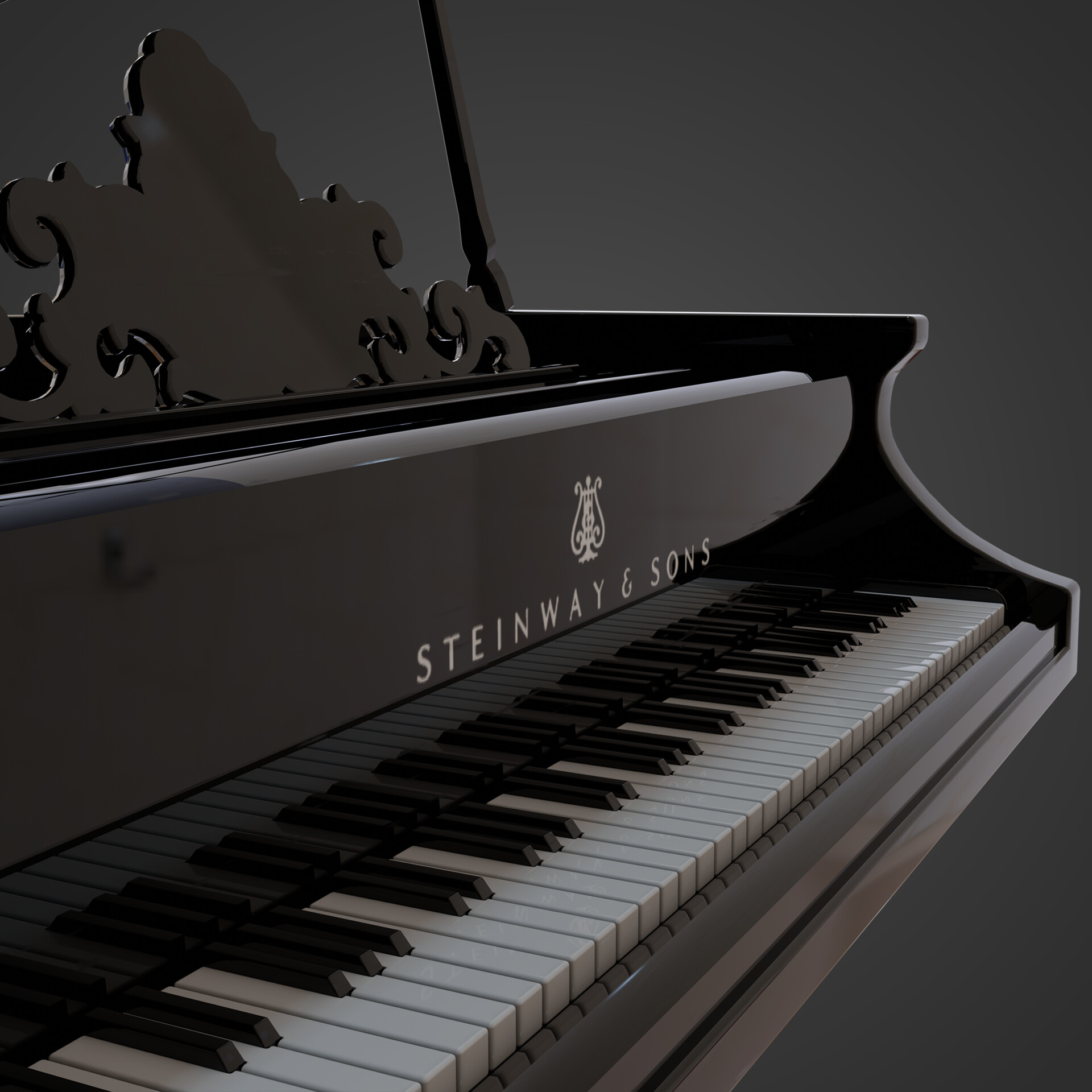 ArtStation - Realistic Piano