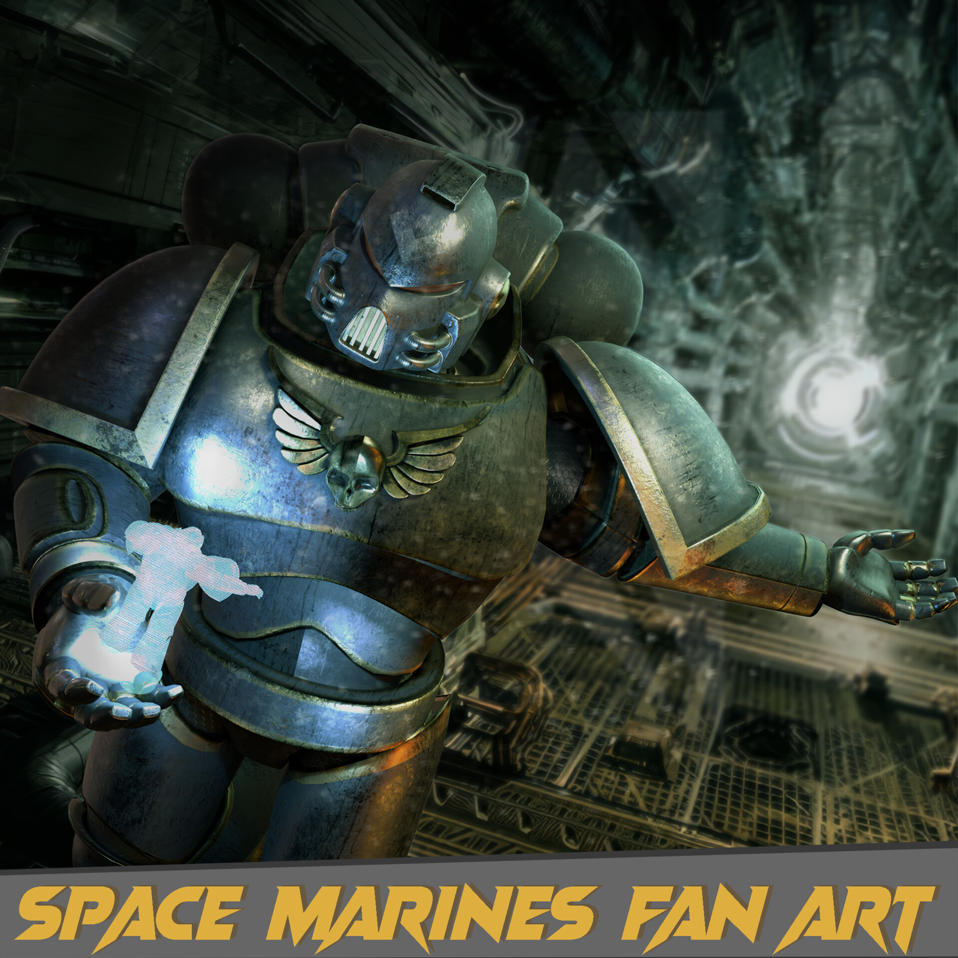 ArtStation - Space Marine Fan Made