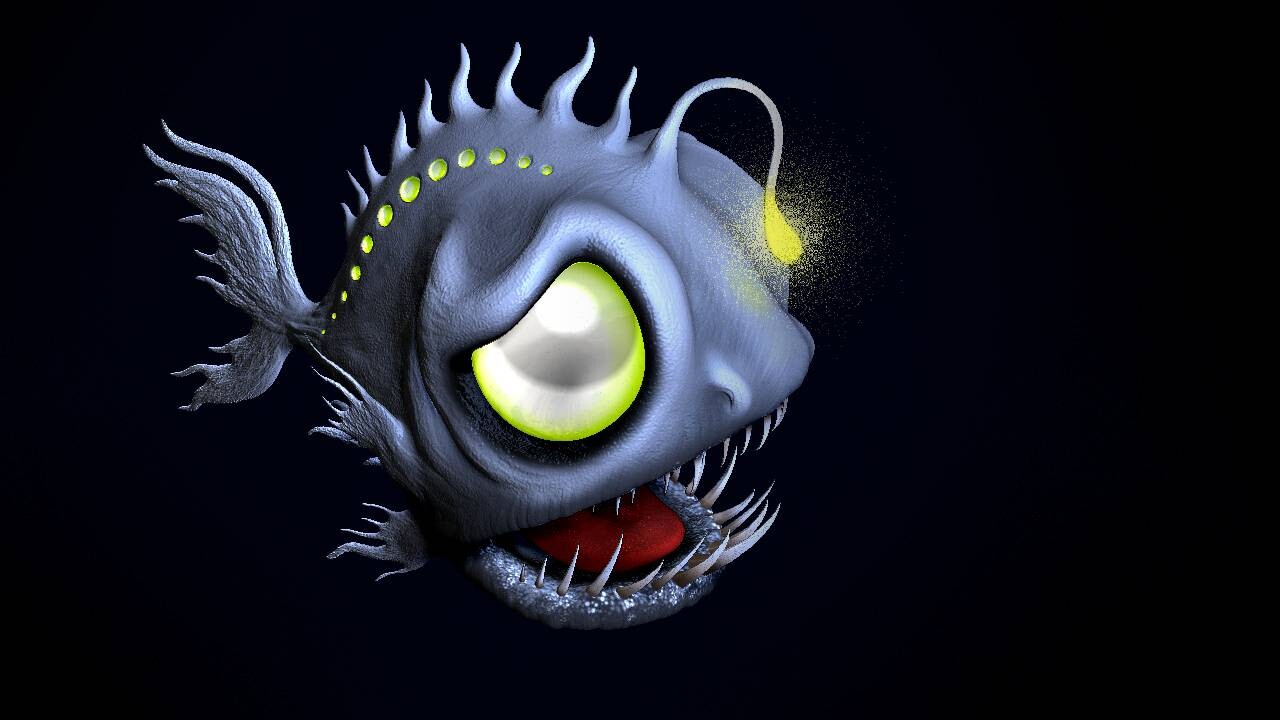 ArtStation - Sad Lanternfish