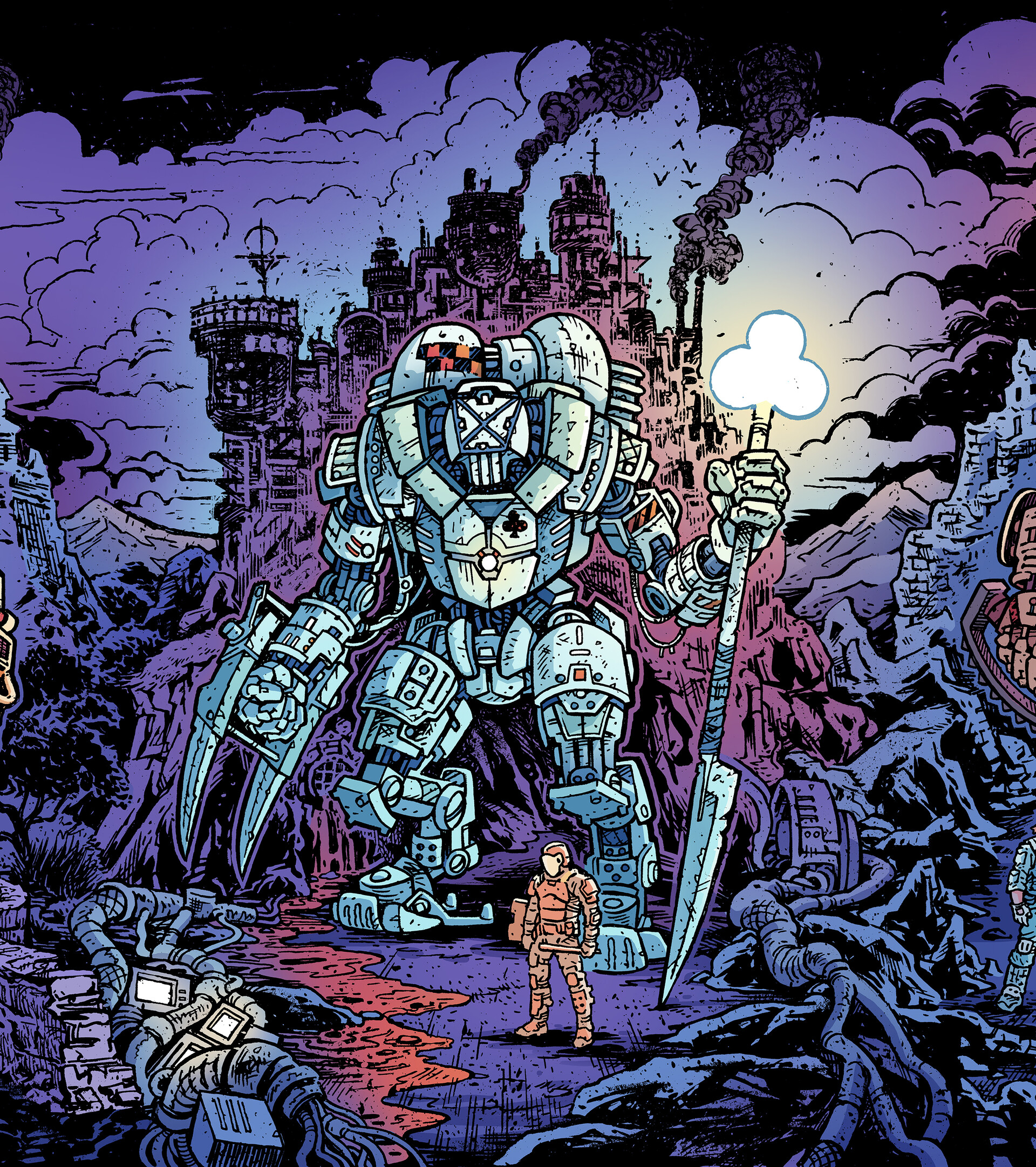 ArtStation - Card Suit Battle Mechs