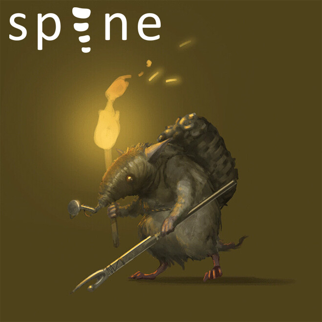 ArtStation - Undead Rat (Spine animation)