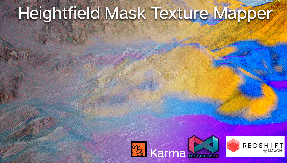 ArtStation - HeightField Texture Mapper (Karma + Redshift)