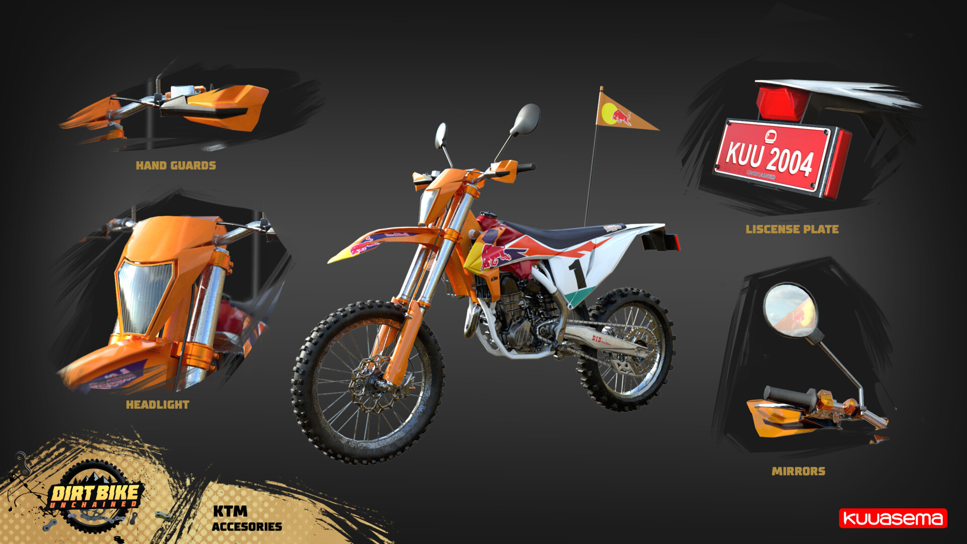 ArtStation - Dirtbike Unchained - KTM Concepts