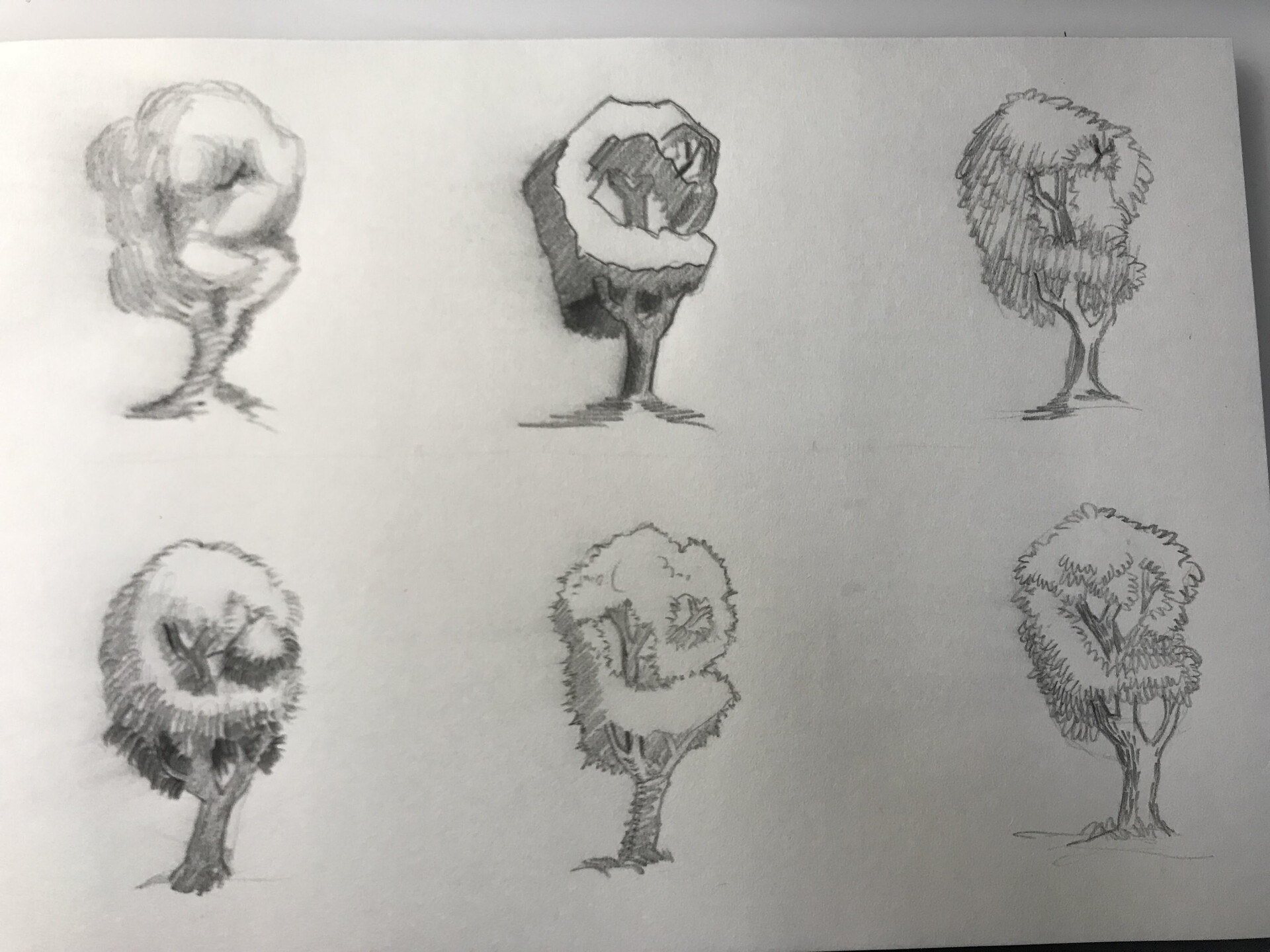 ArtStation - trees and wave