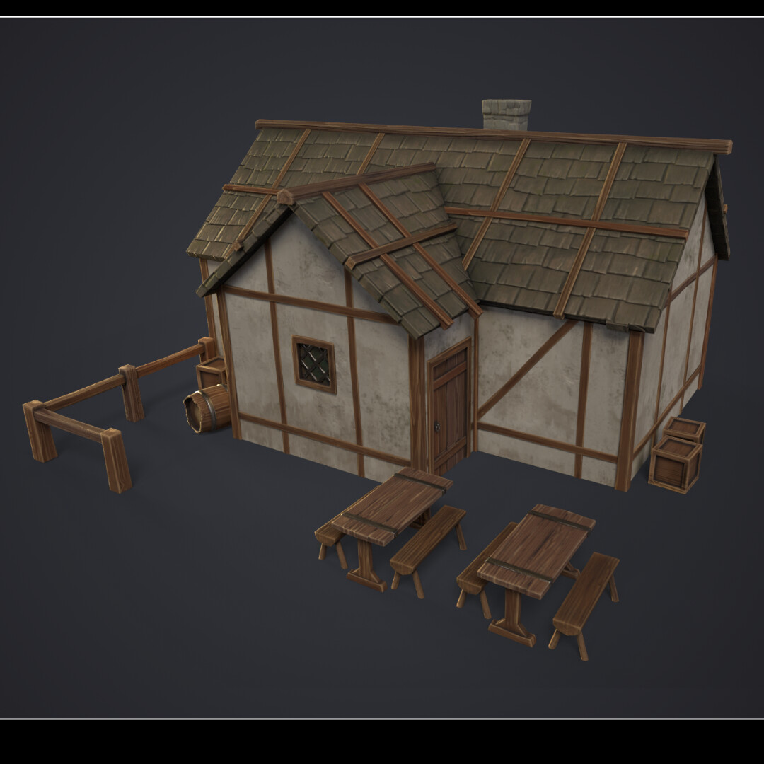 ArtStation - Medieval inn