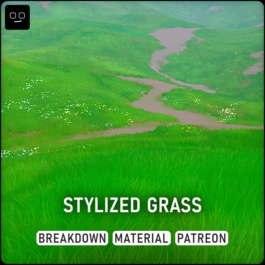 ArtStation - Unreal Engine - Stylized Grass Thorough Breakdown