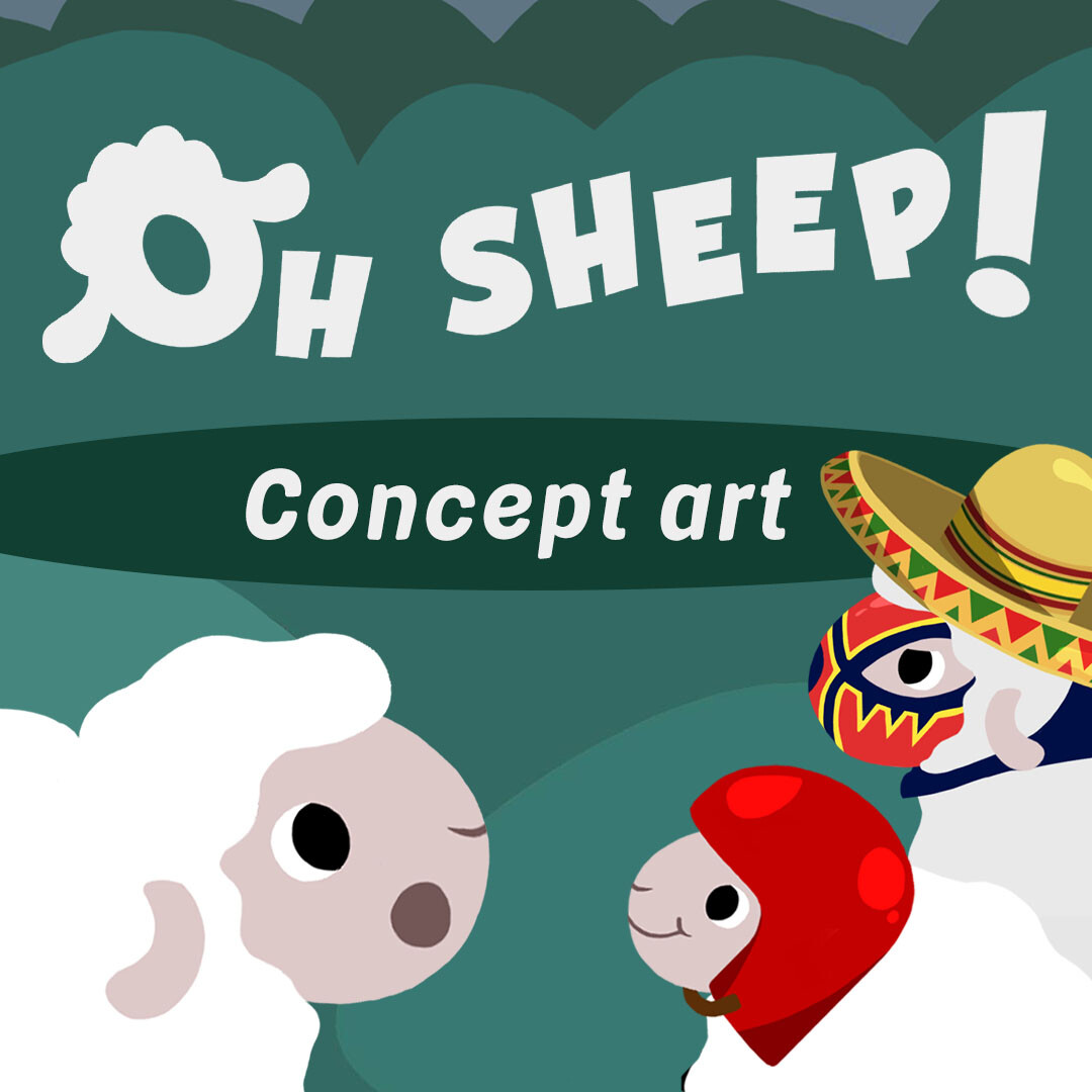 ArtStation - Oh Sheep! - concept art