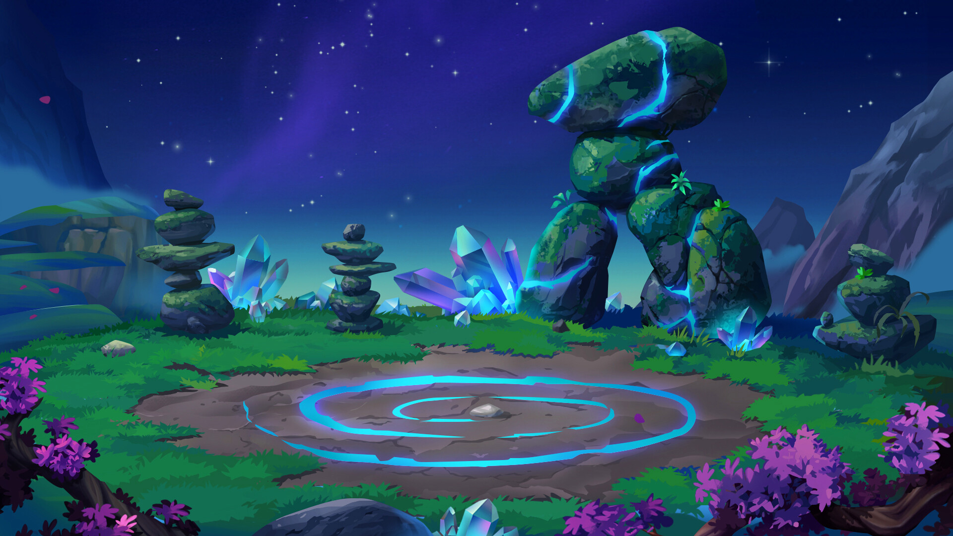 ArtStation - Battle stage background