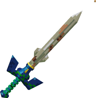 ArtStation - Master Sword- Lowpoly model - Blockbench