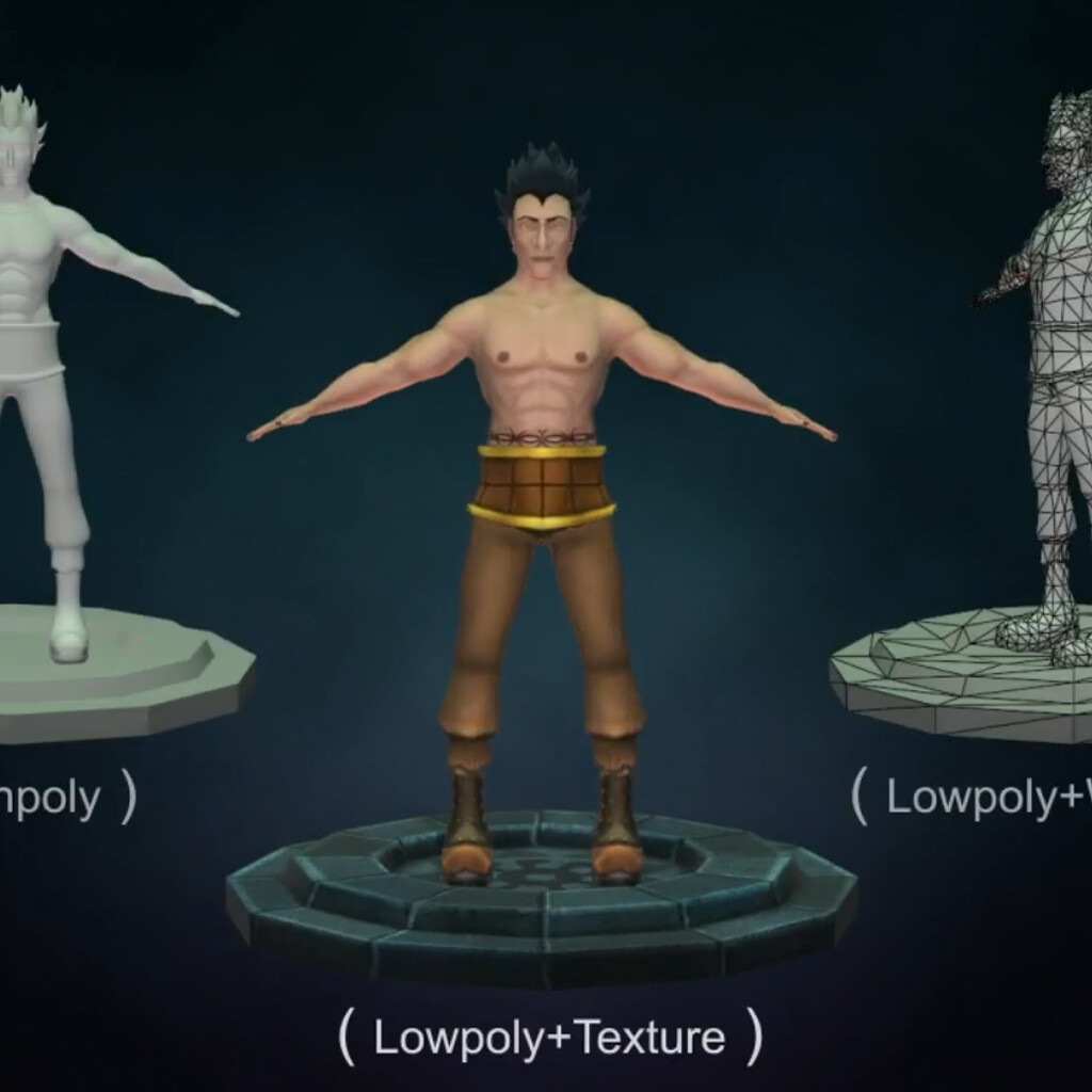 ArtStation - 3d Game Character