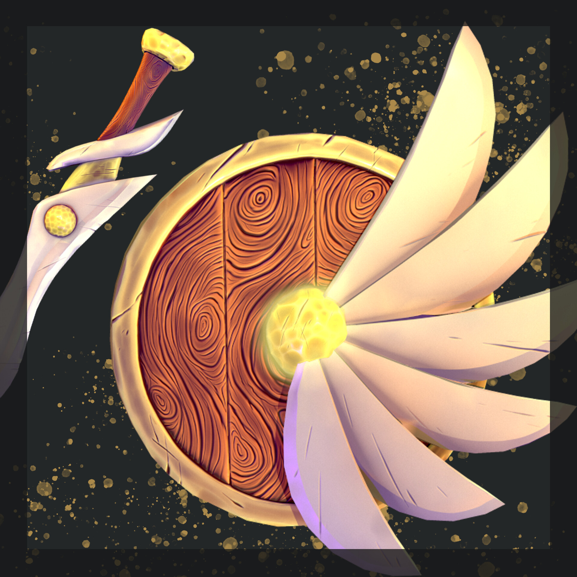 ArtStation - Magic weapons