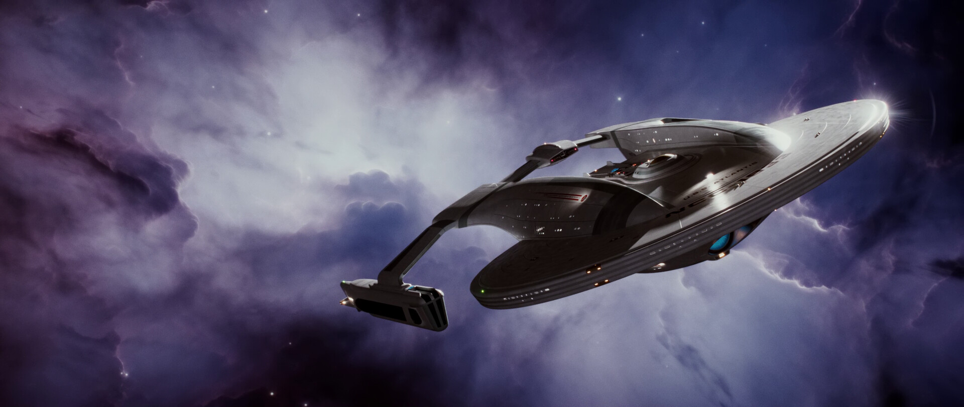 ArtStation - USS Atlantis Flyby Animation