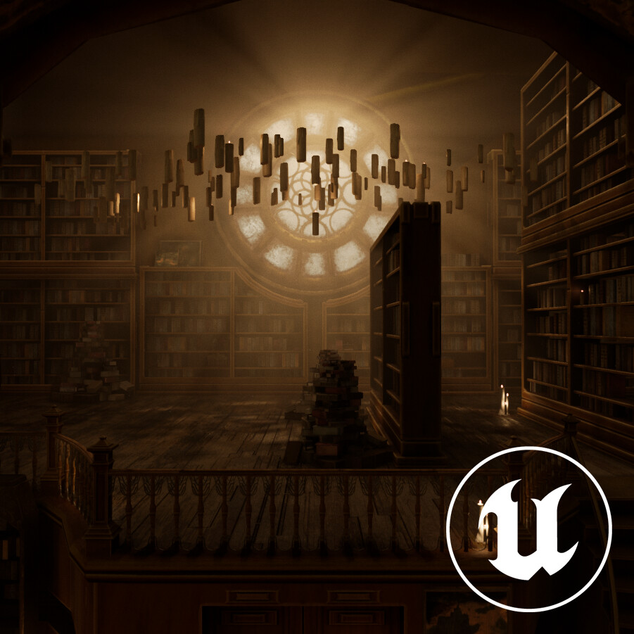 ArtStation - Spirit Library