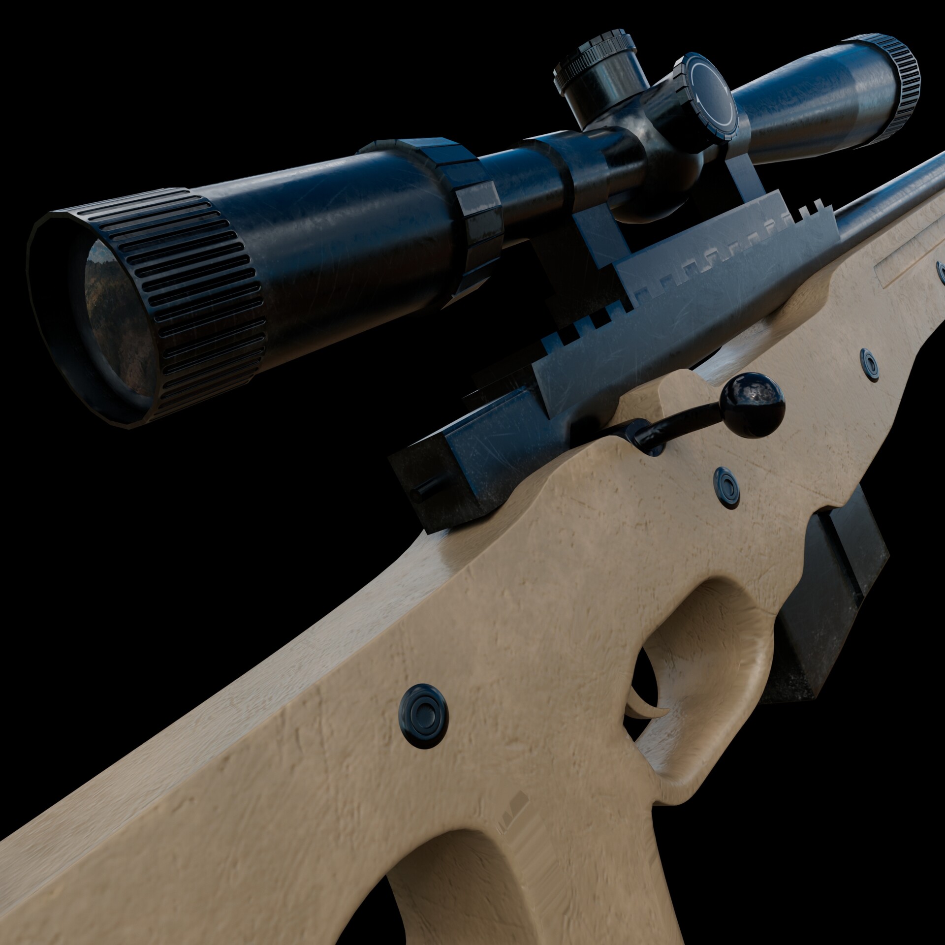 ArtStation - AWM Sniper Rifle