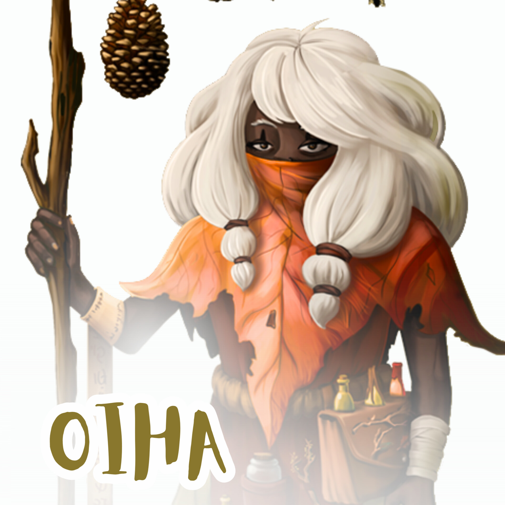 ArtStation - Oiha - Ermite protectrice des Forêts