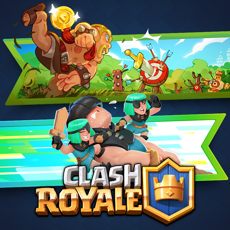 ArtStation - Clash Royale - Battle Banners Pack