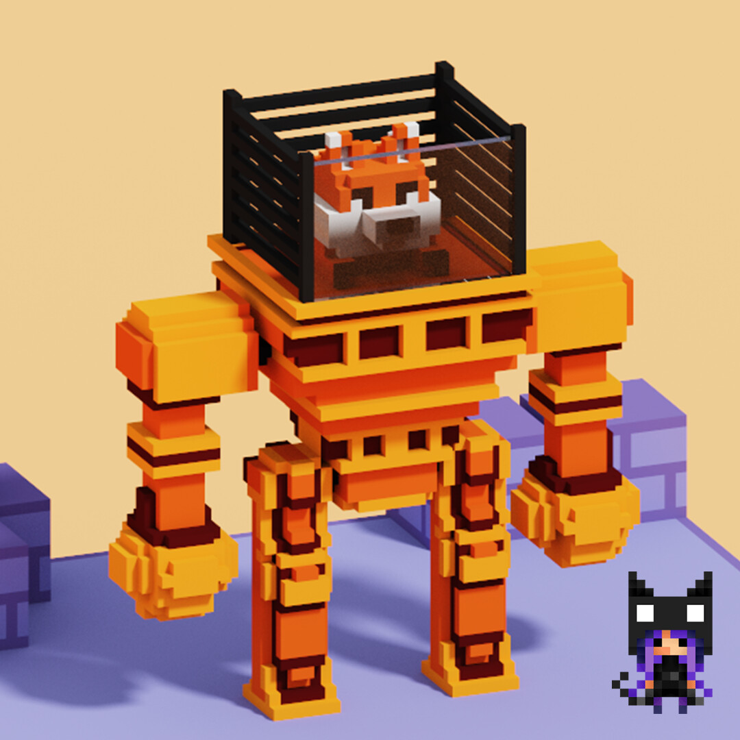 ArtStation - Mecha Voxel Collection