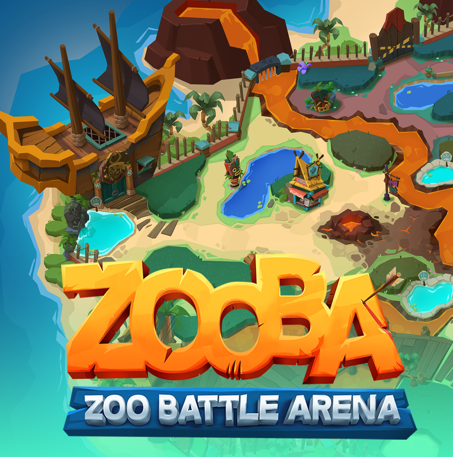 ArtStation - ZOOBA - VOLCANO ARENA