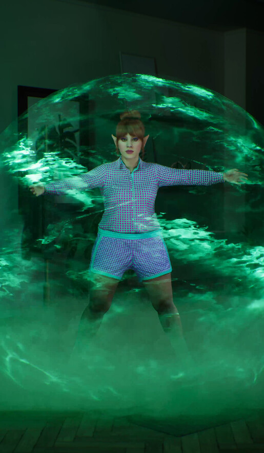 ArtStation - Niagara System - Shield