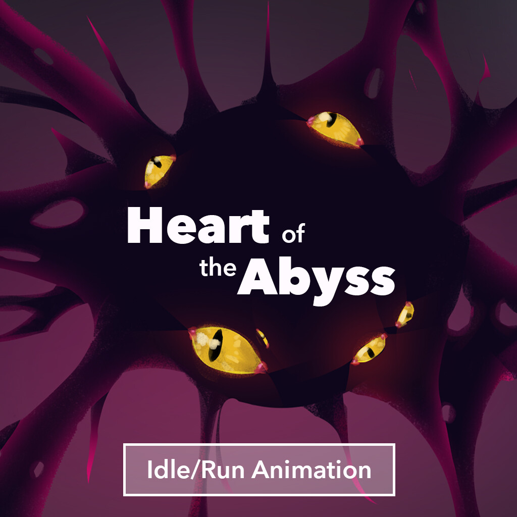 ArtStation - Idle & Run Animations - Heart Of The Abyss