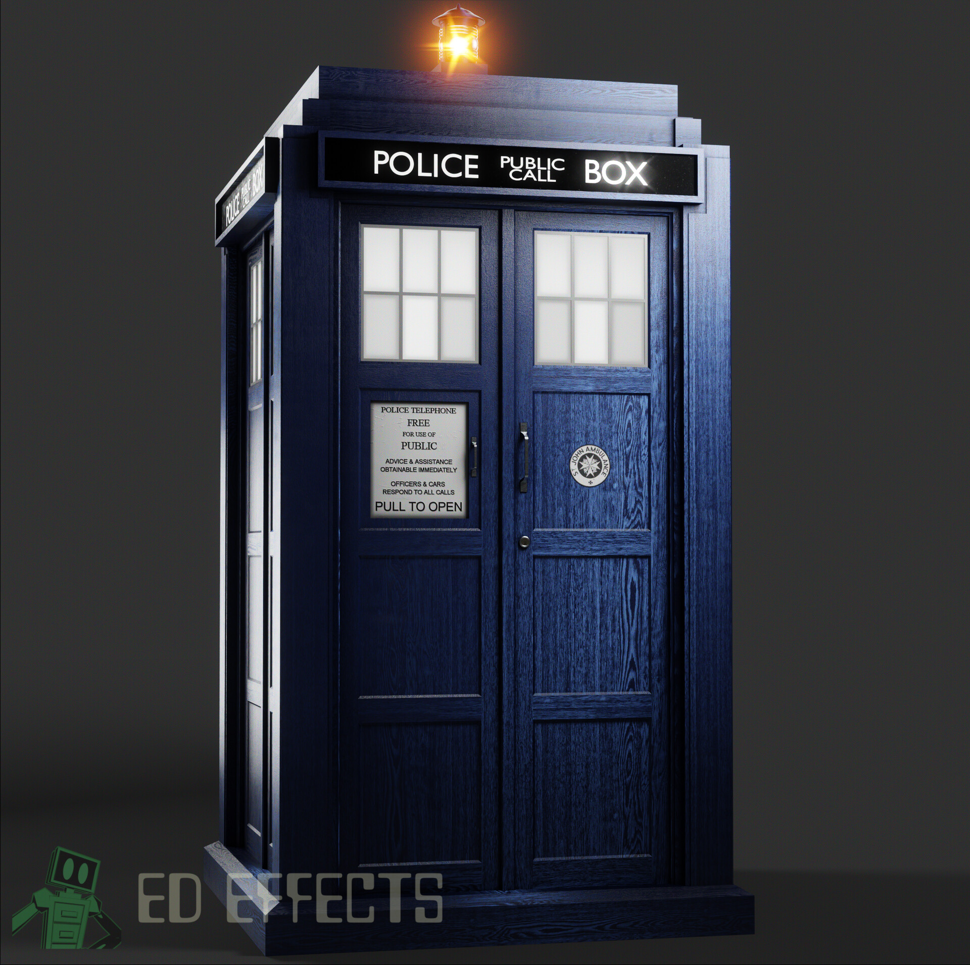 ArtStation - 11th Doctor's Tardis