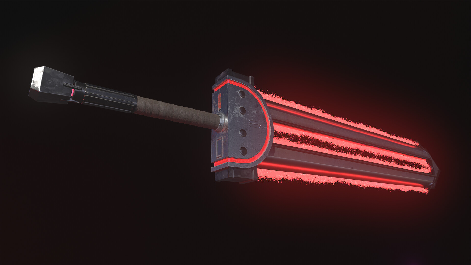 ArtStation - Futuristic 3D Great Sword