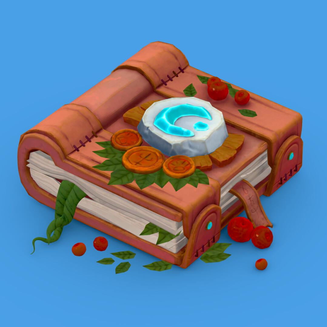 ArtStation - Stylized Book