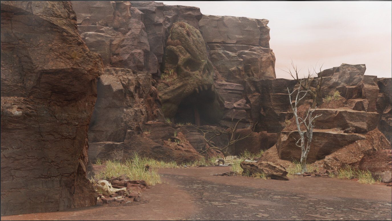 ArtStation - Modular Cave 3d model