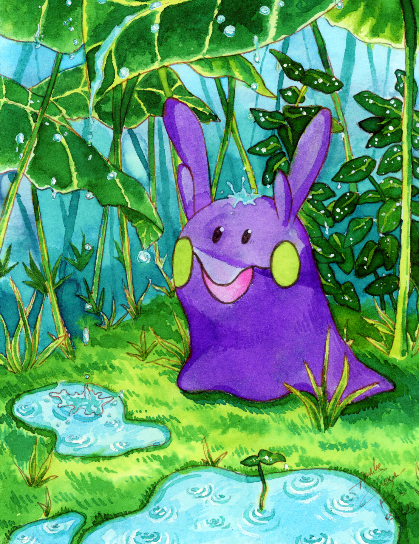 ArtStation - Small Pokemon Watercolor - 2023