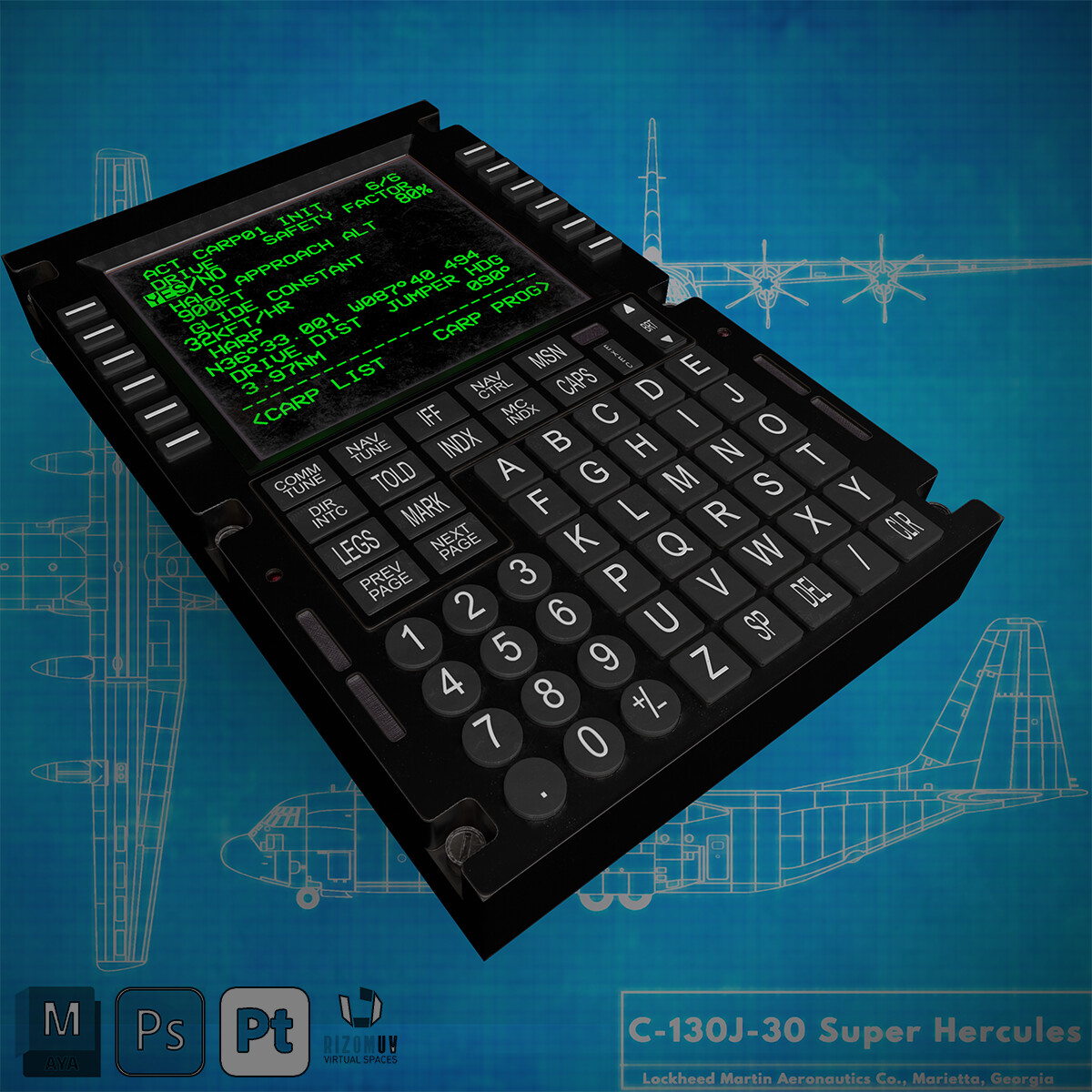 ArtStation - C-130J Flight Management System/CNI Final