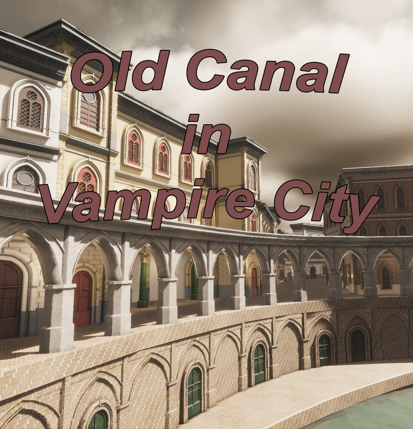 ArtStation - Old Canal in Vampire City (HDRP)