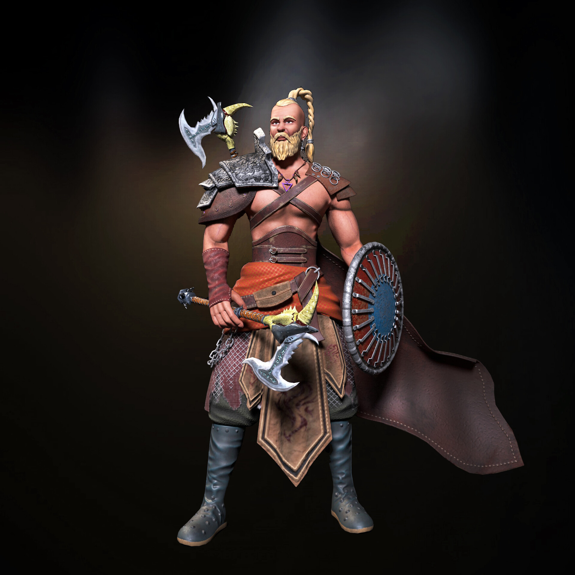 ArtStation - Warrior game character