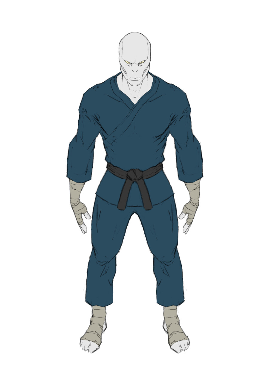 ArtStation - Tarka character ready stance 01