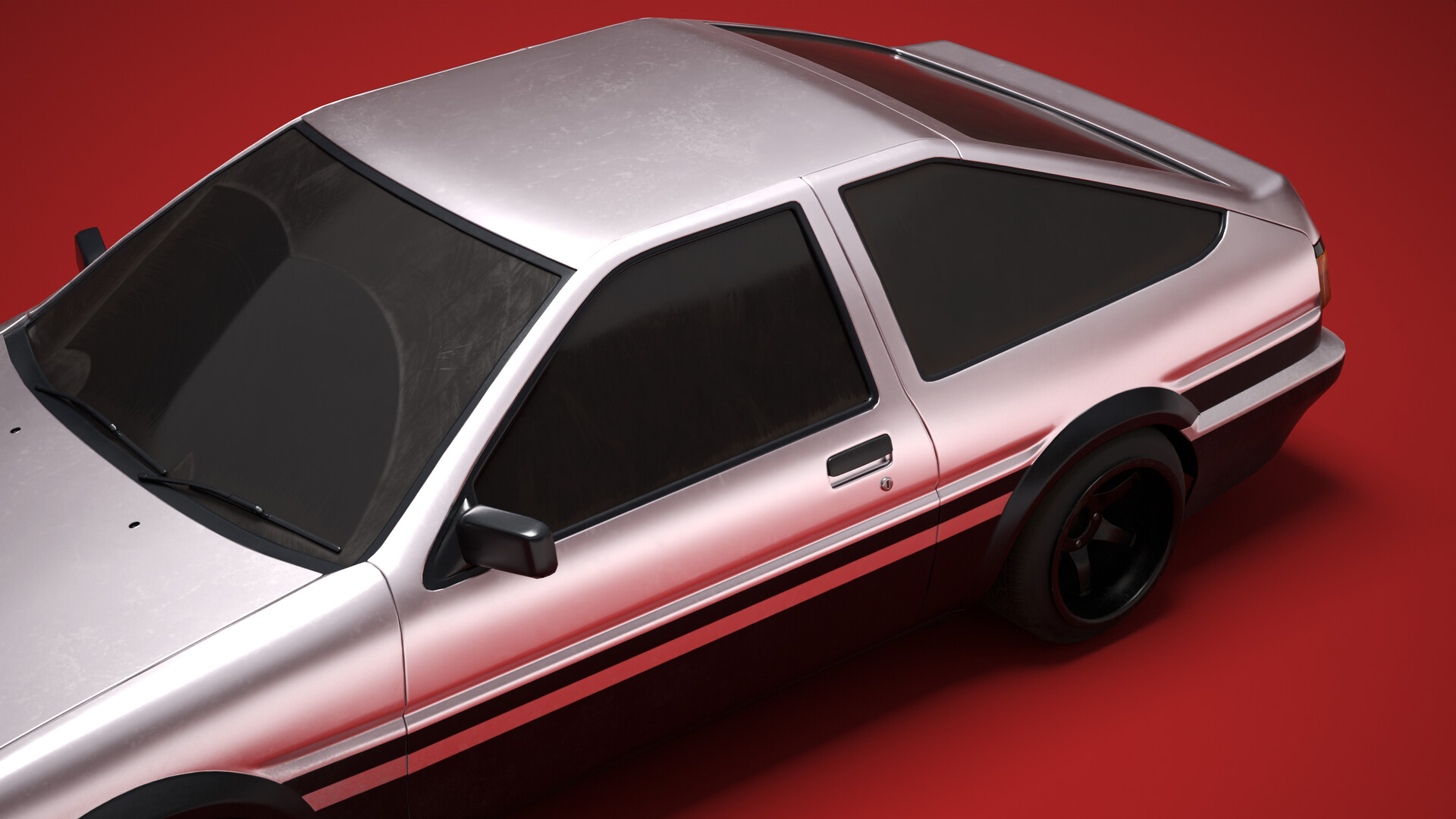 ArtStation - Toyota AE86. Game-ready