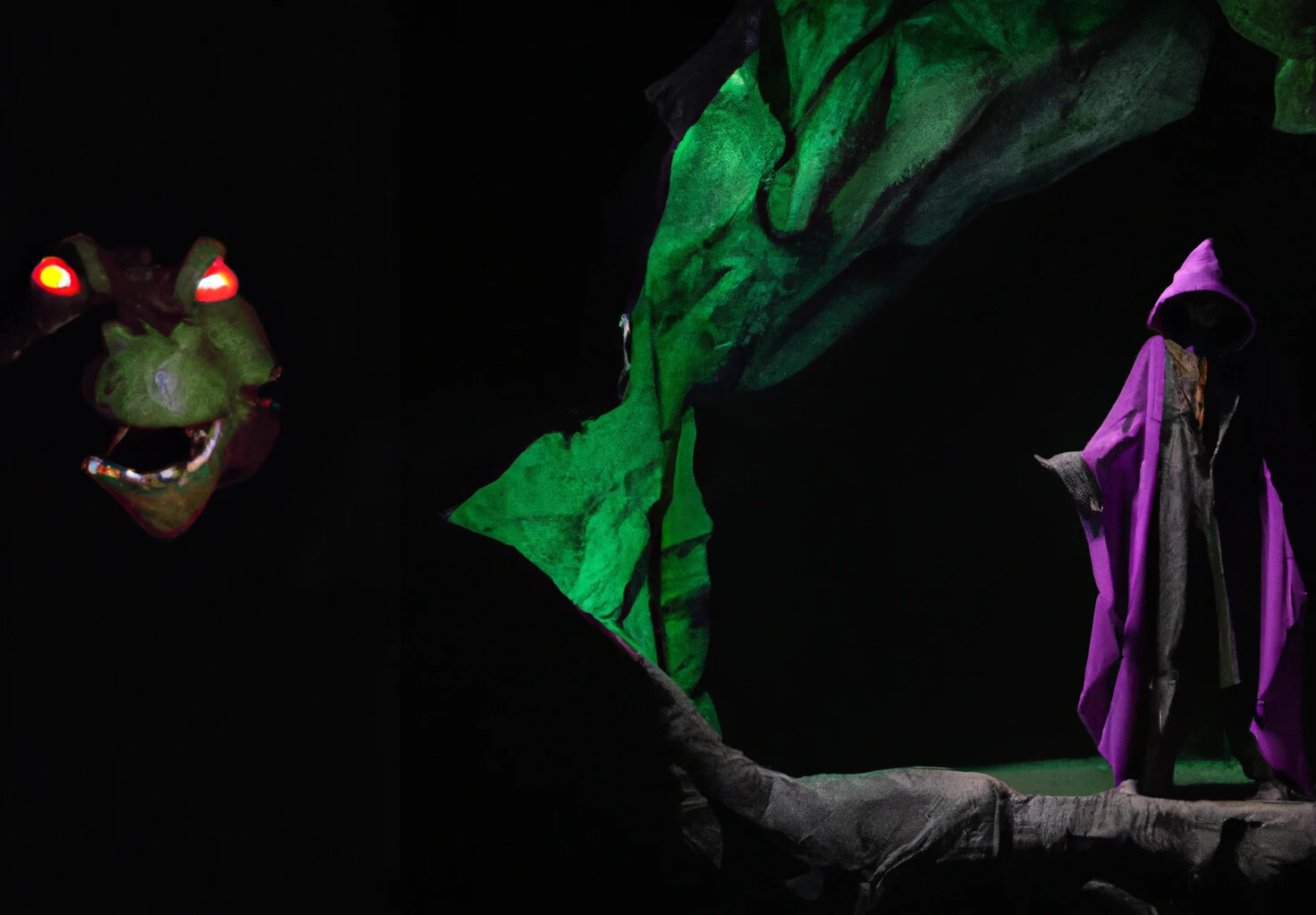 ArtStation - Freaky Wizard meets Dragon