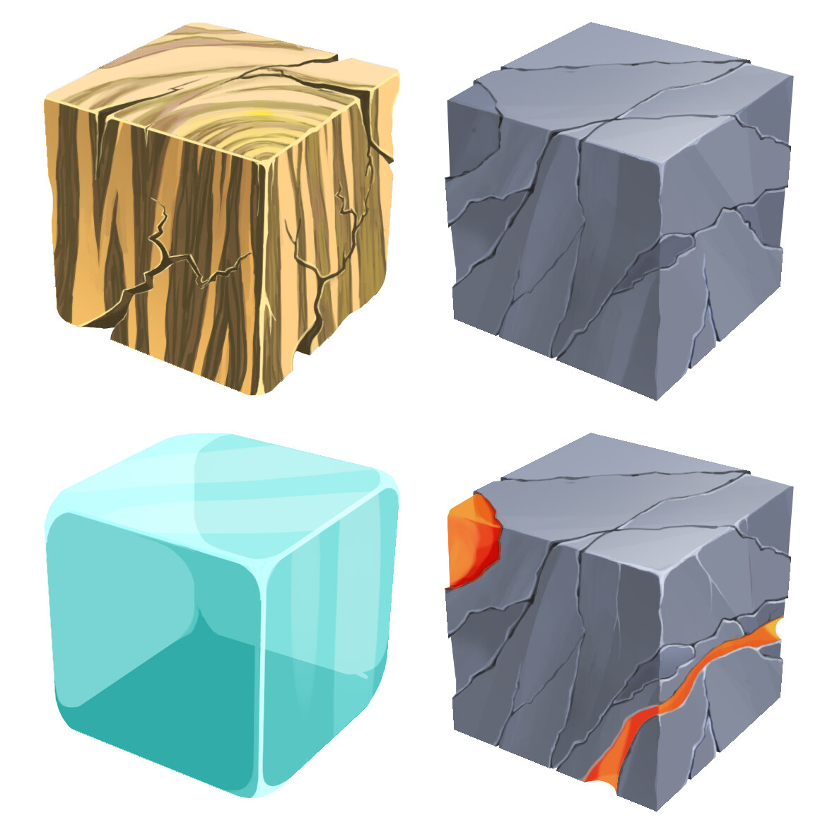 ArtStation - Cubic materials