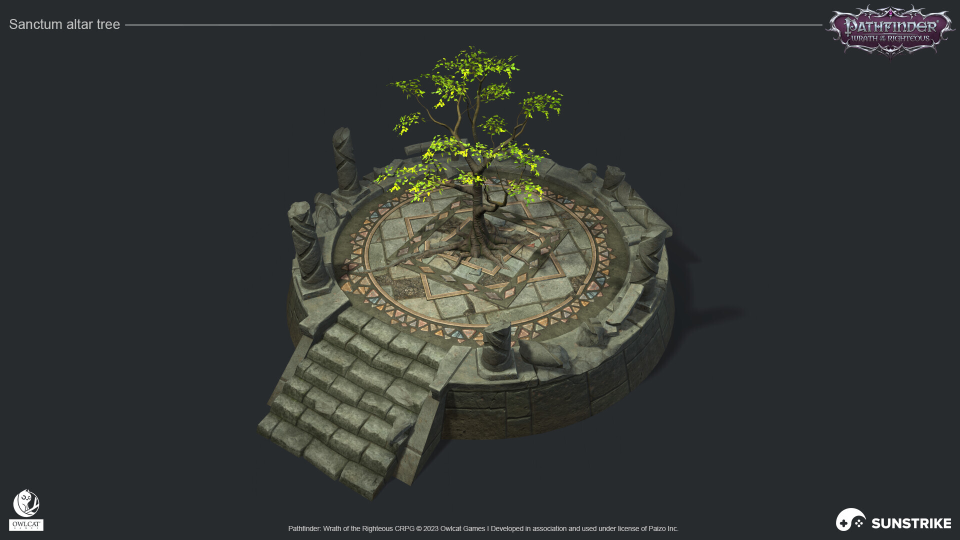 ArtStation - Altar tree for "Pathfinder"
