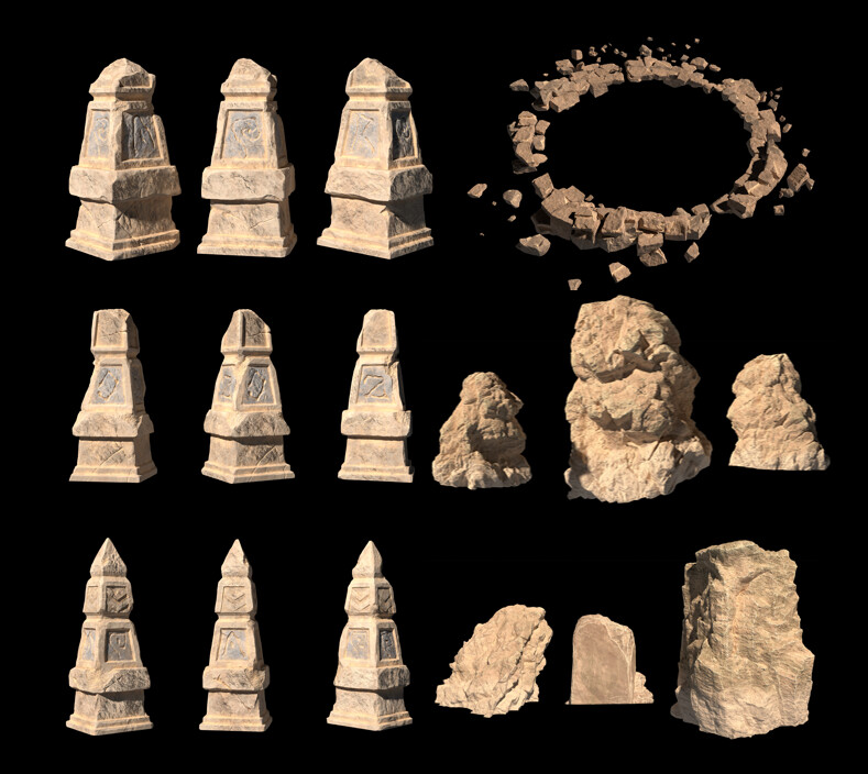 ArtStation - 3D Modular Environment 3d