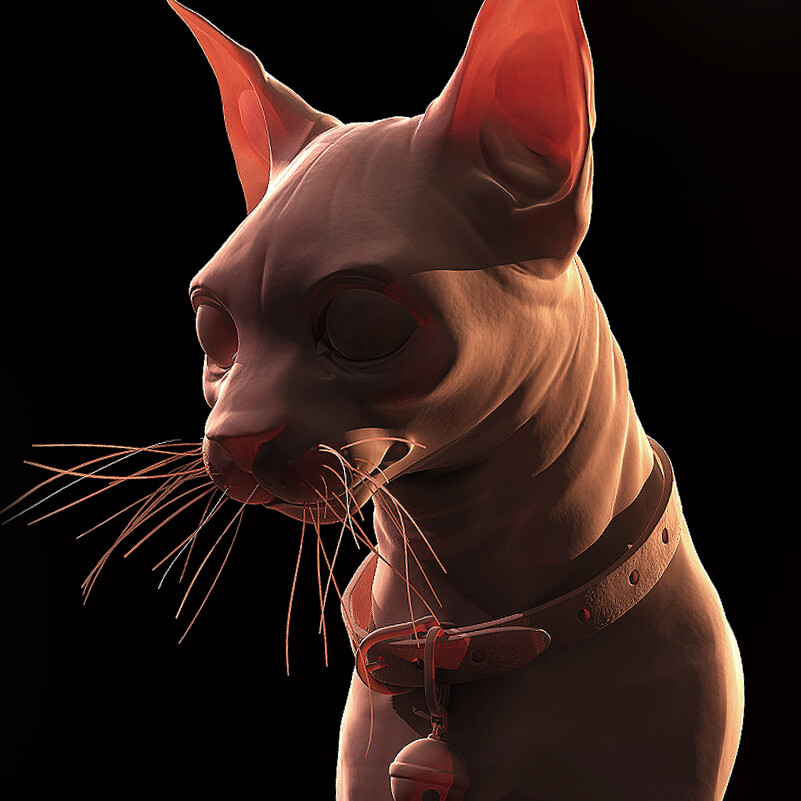 ArtStation - Sphinx Cat