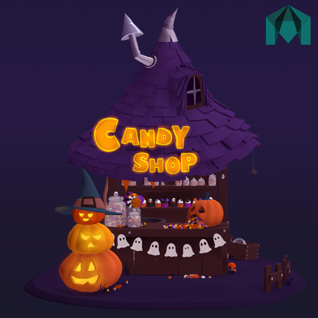 ArtStation - Spooky CandyShop