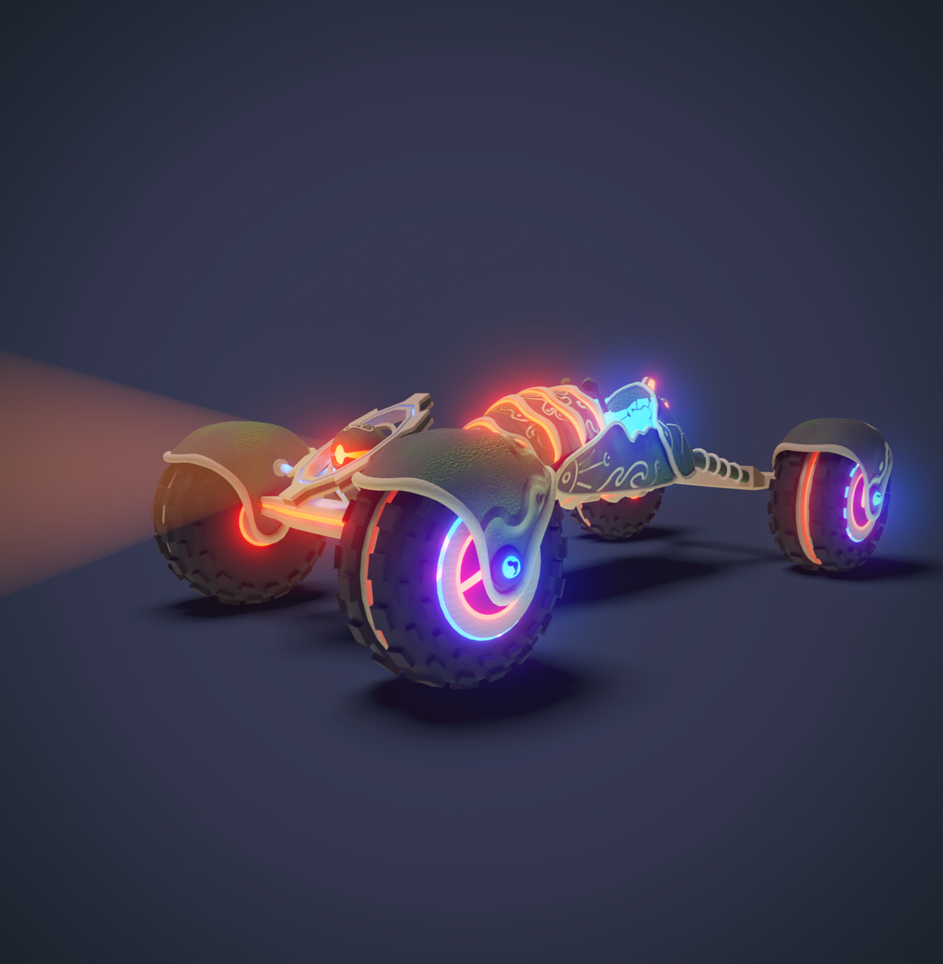 ArtStation - BOTW sheikah tech - dune buggy