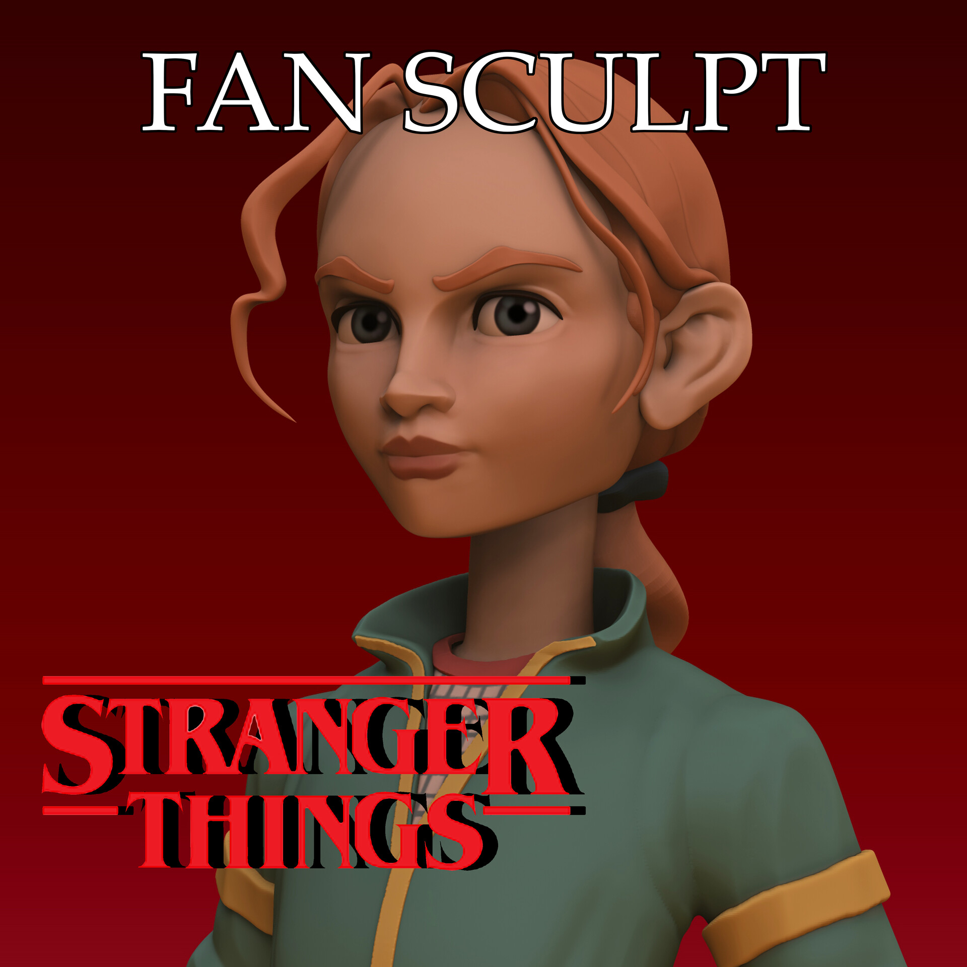ArtStation - Stranger Things Sculpt