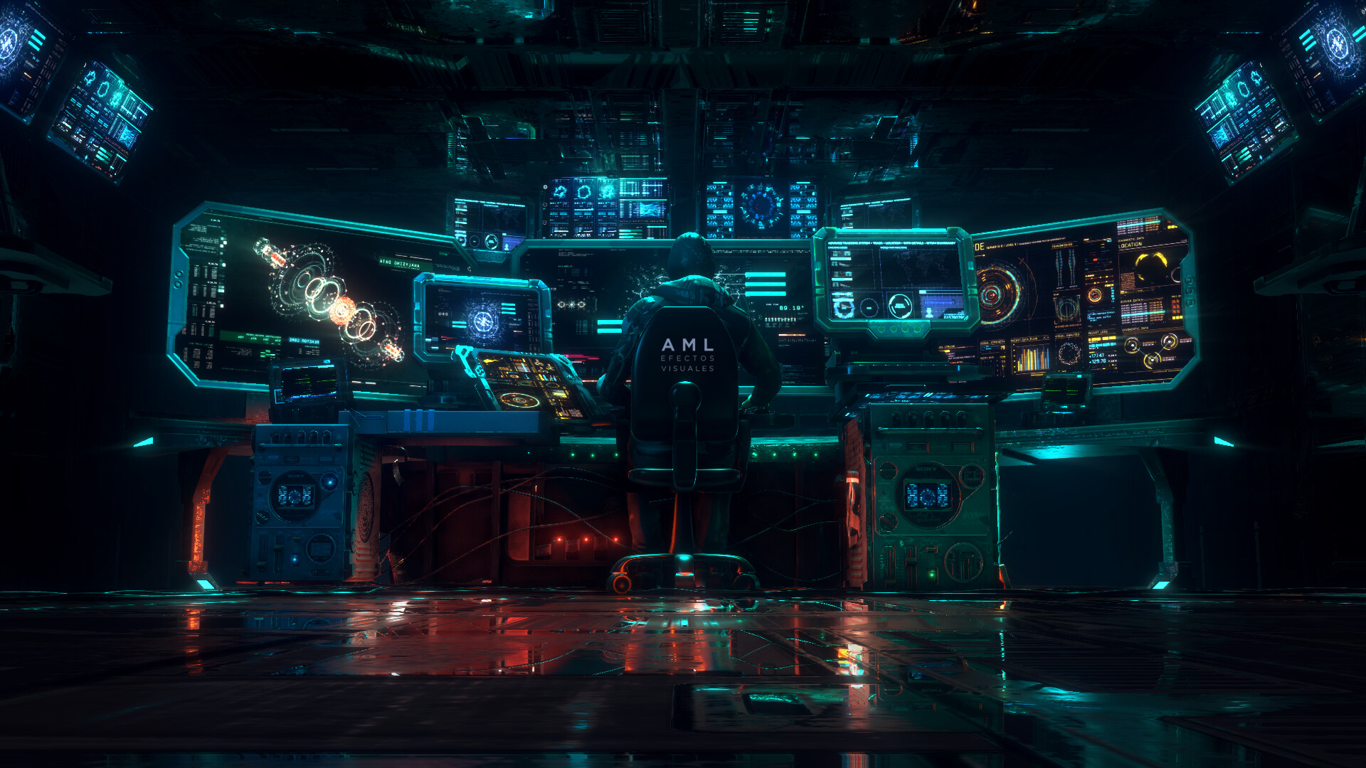 ArtStation - Hologram cgi Compositing - AE