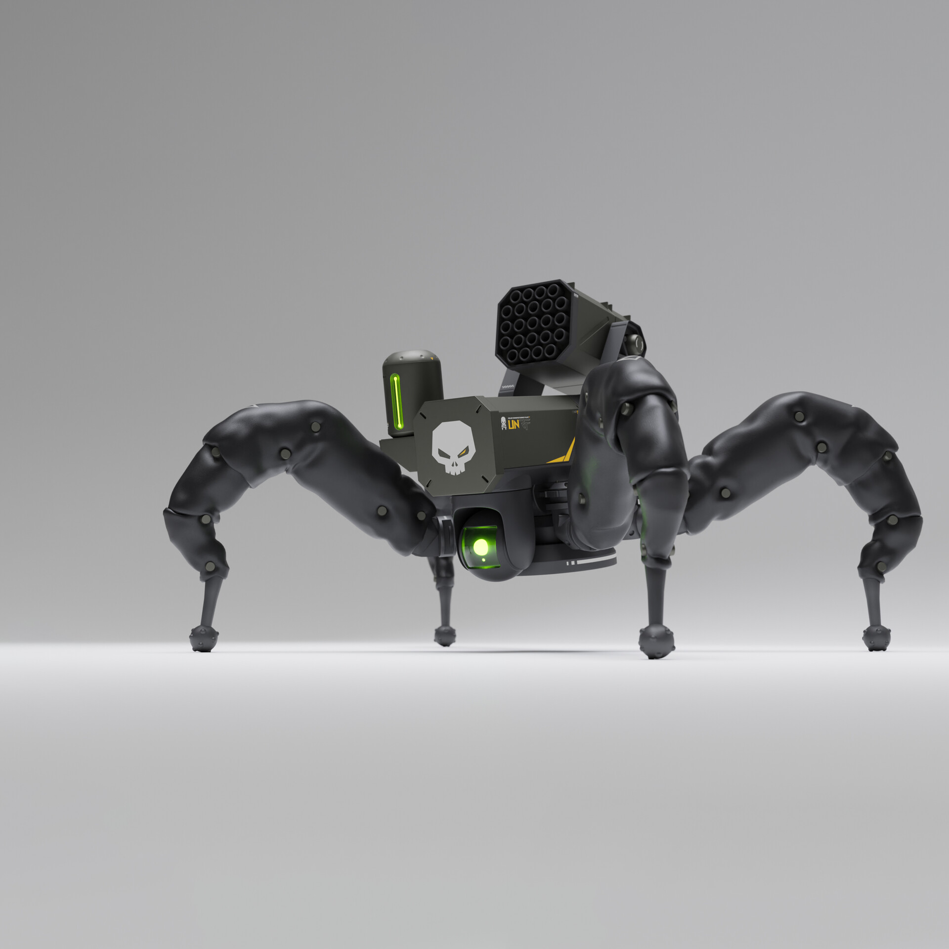 ArtStation - spider robot 3D with blender