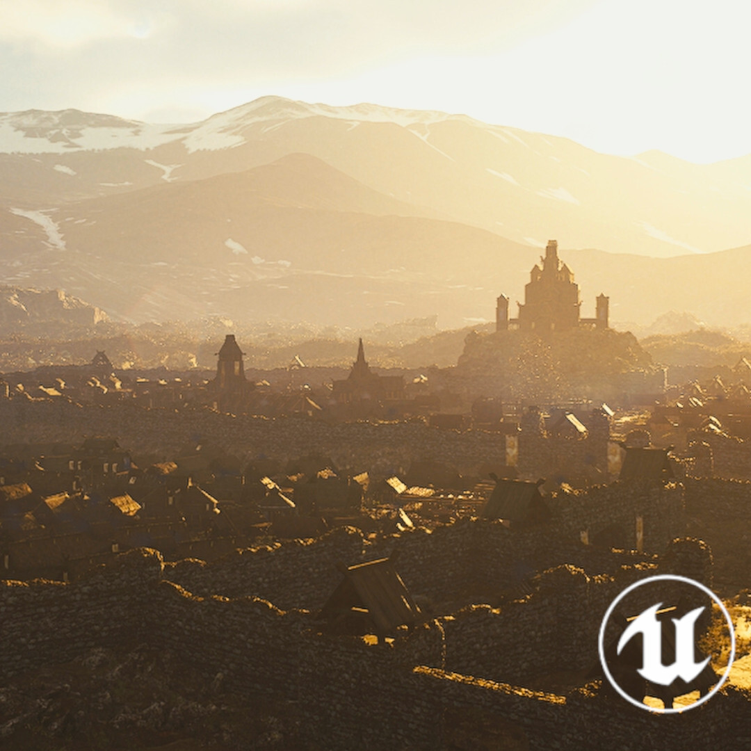 ArtStation - The True Scale of Whiterun: Skyrim in UNREAL ENGINE 5