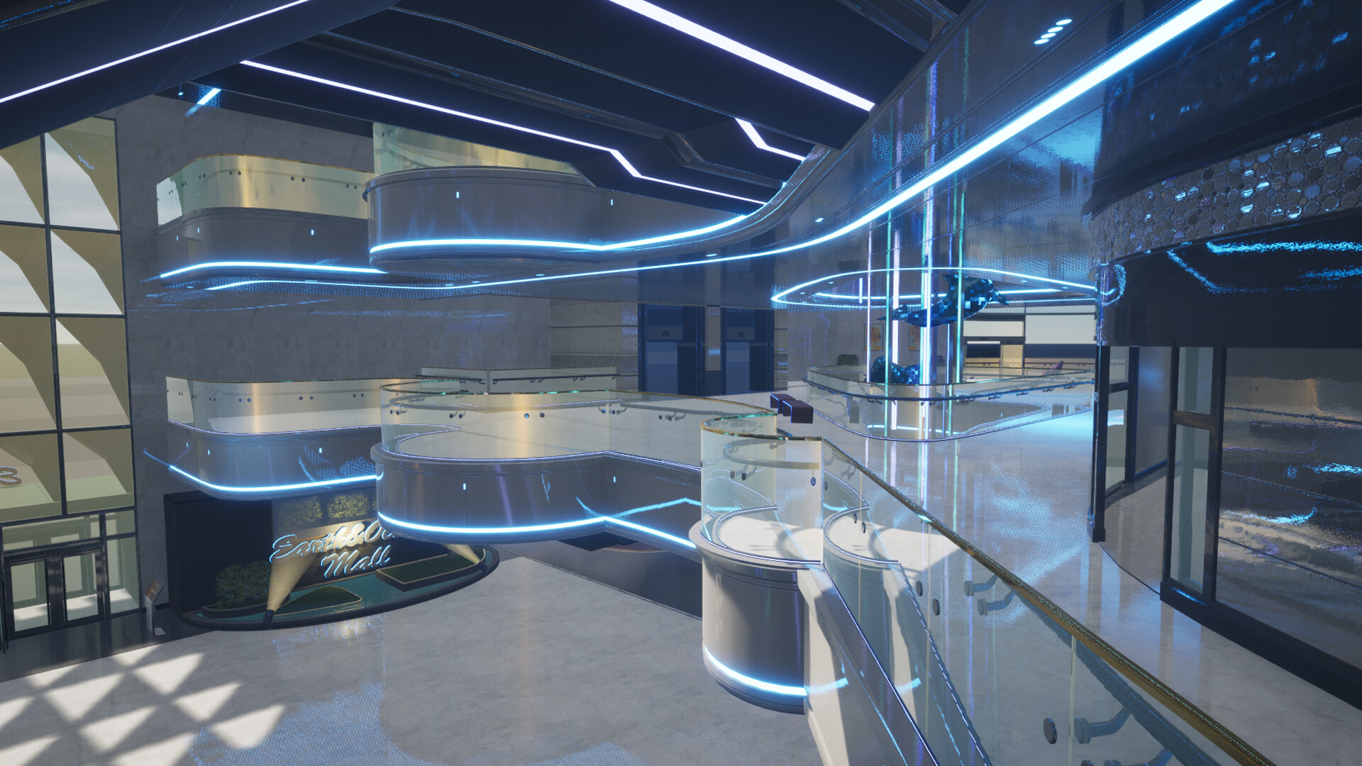 ArtStation - Shopping Mall Lobby